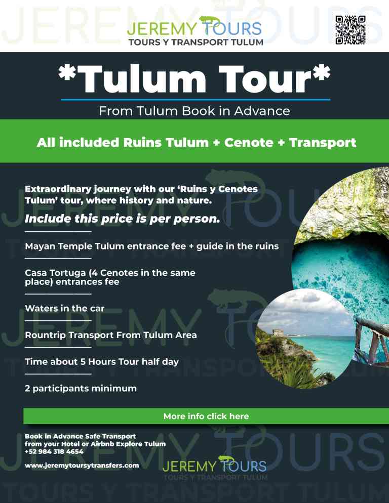 Tour Ruins y Cenotes Tulum – Transfers Tulum – Transportation Tulum ...